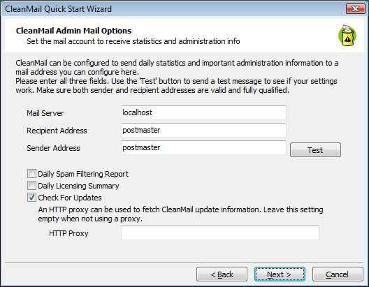 How To Install CleanMail As POP3 Proxy On Your Mail Server